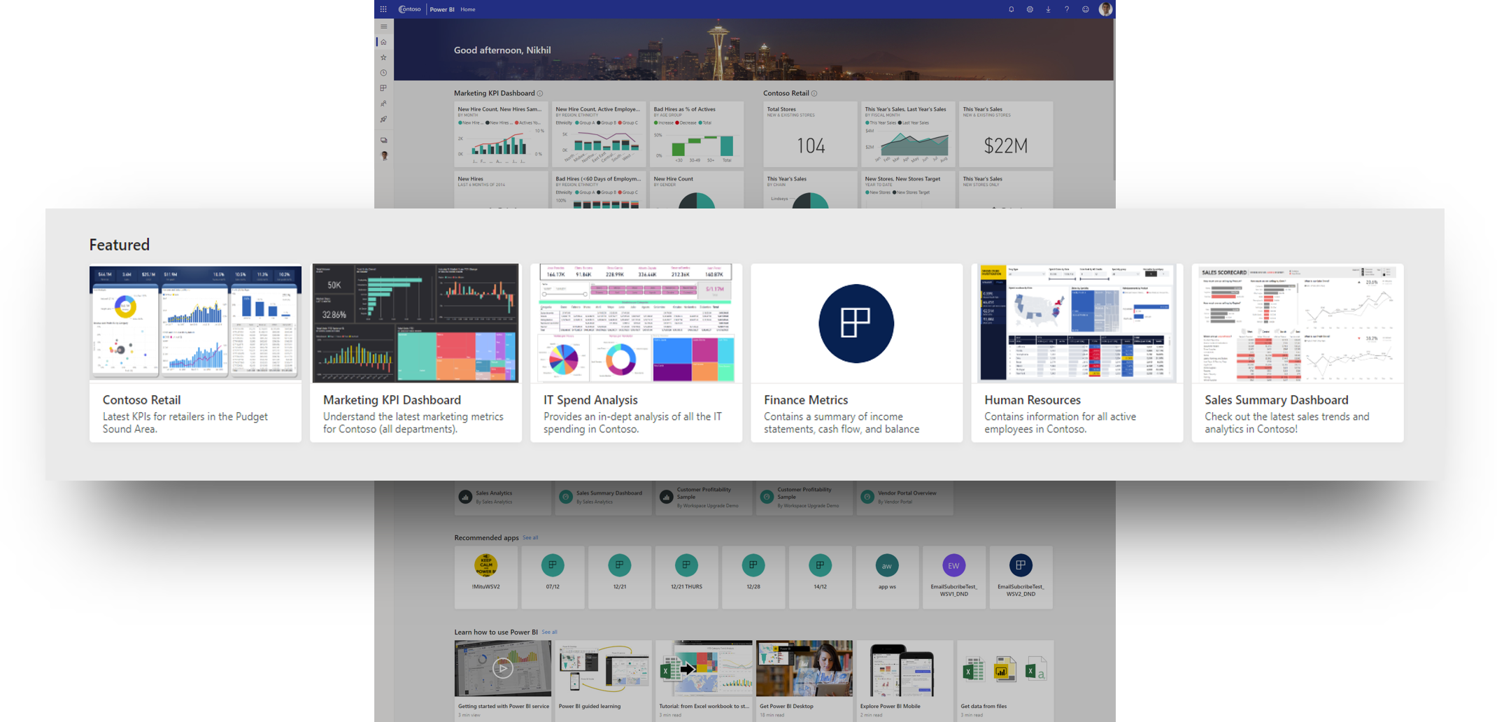 Promote your reports, dashboards, and apps on Power BI Home | Microsoft ...