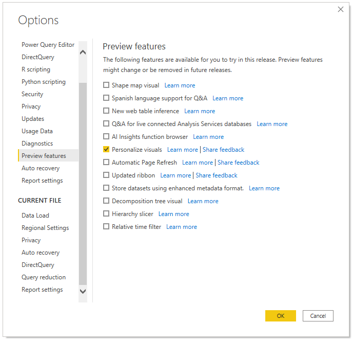 Announcing the New Personalize Visuals Experience for Power BI Reports | Microsoft Fabric Blog ...