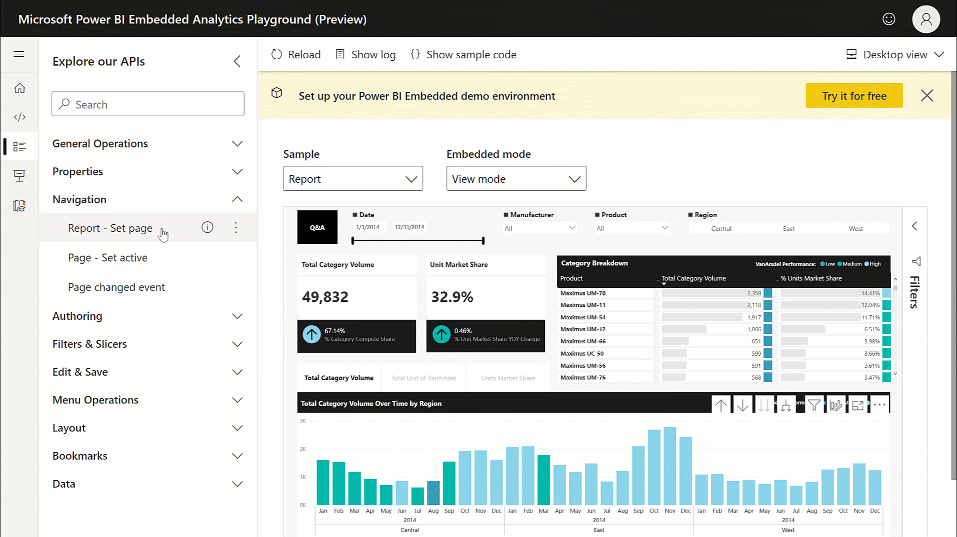 Announcing The New Power Bi Embedded Analytics Playground Preview Microsoft Fabric Blog