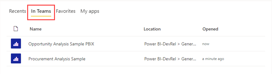 Announcing: Now it’s easier to find Power BI reports in Microsoft Teams tabs | Microsoft Fabric ...