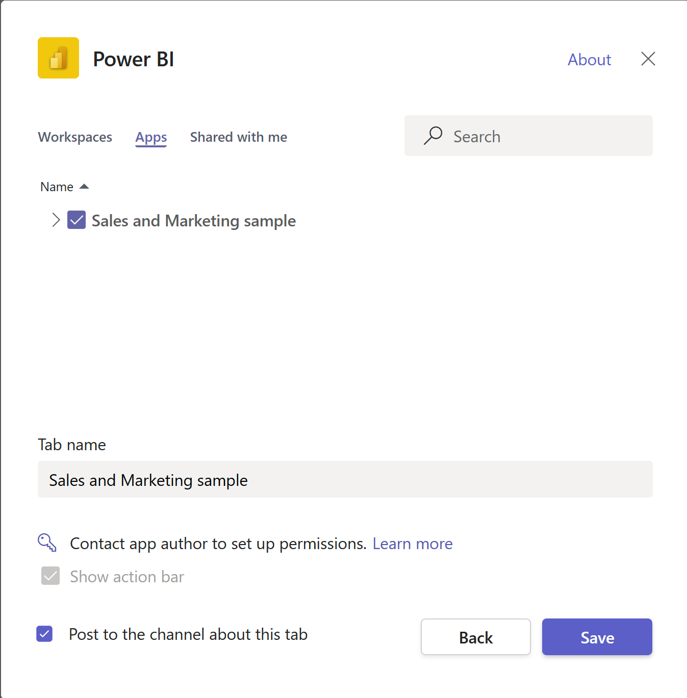 Announcing – Embed your Power BI organizational apps in Microsoft Teams Channels and Meetings ...