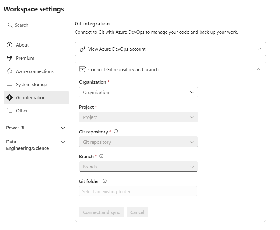 Introducing git integration in Microsoft Fabric for seamless source control management ...