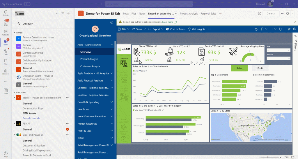Announcing: Now you can use item links to configure Power BI Tabs in Microsoft Teams | Microsoft ...