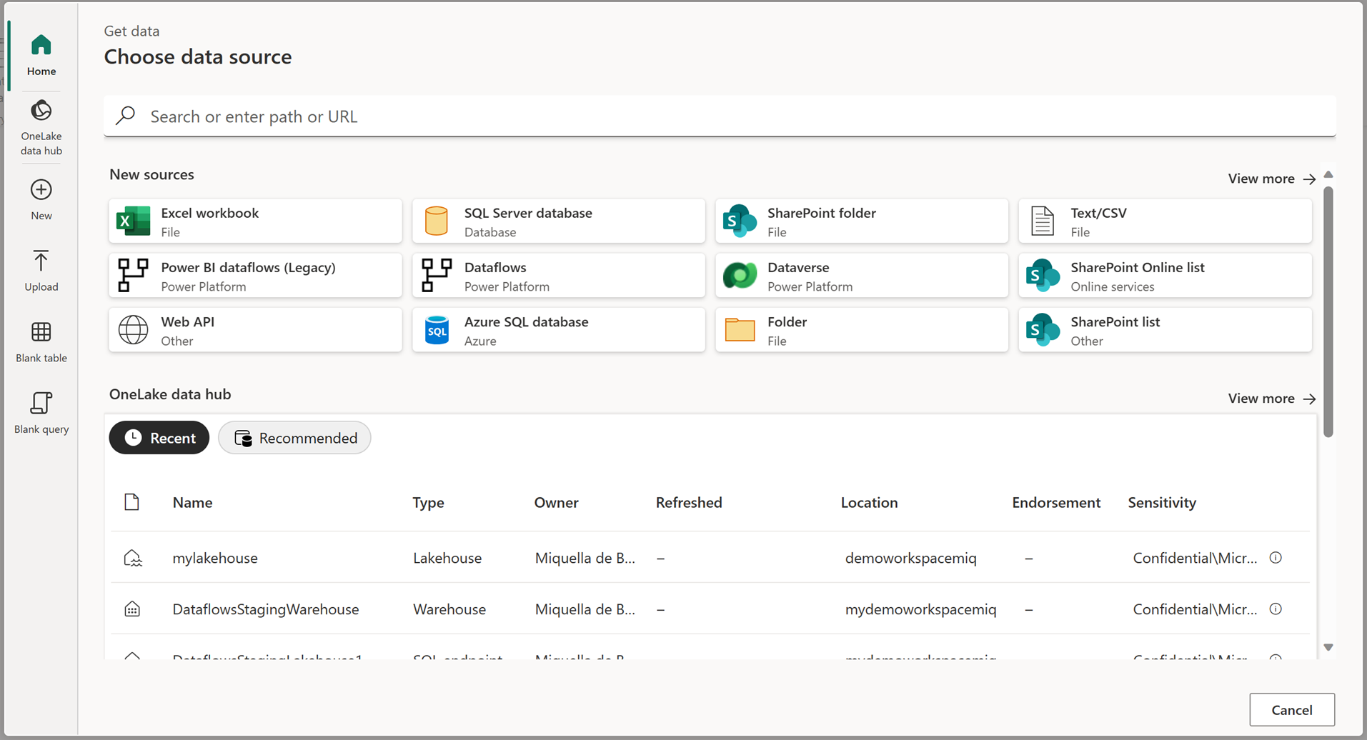 Announcing a new modern data connectivity and discovery experience in Dataflows | Microsoft ...