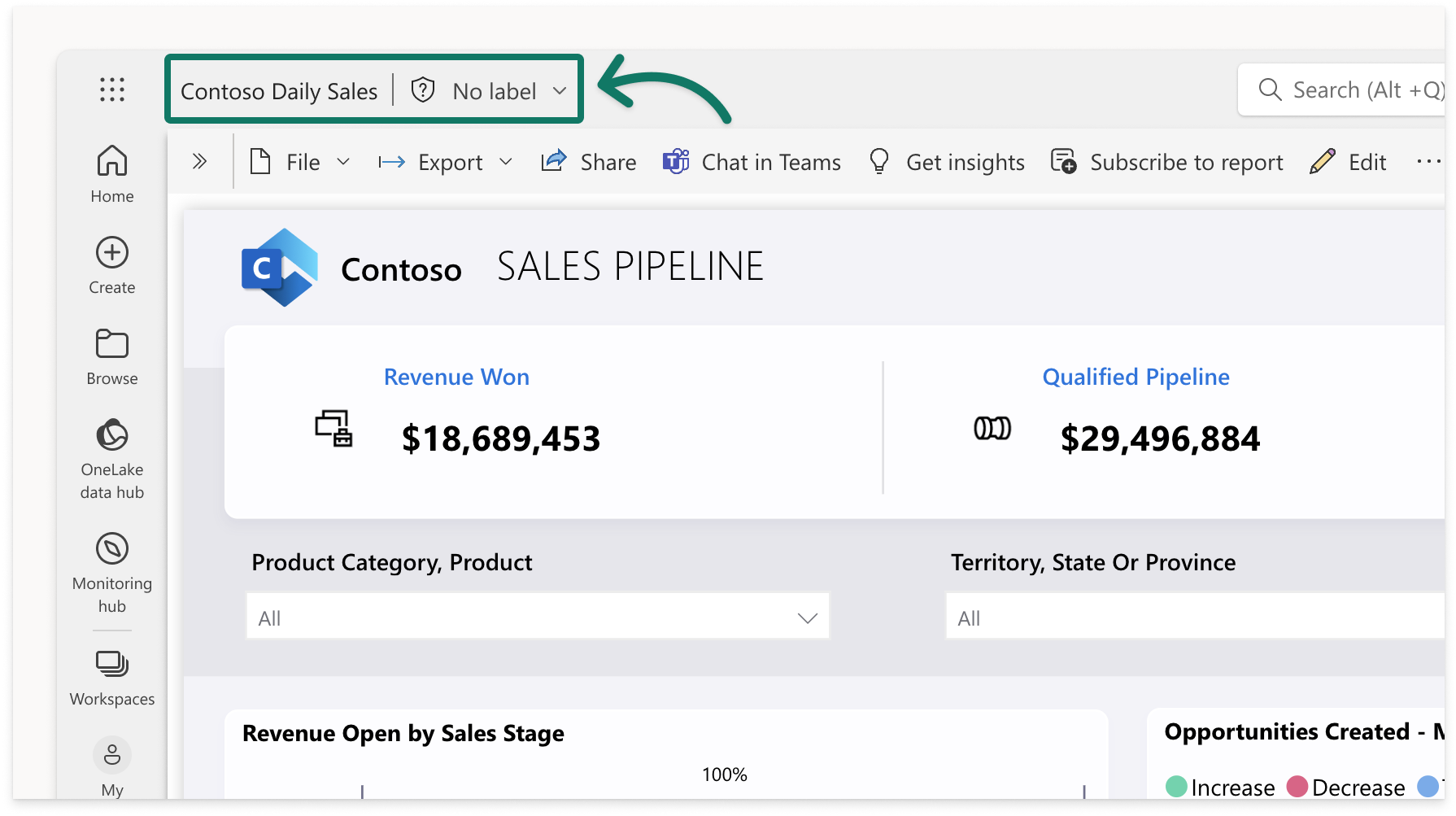 Easily label your data with the new sensitivity bar for Power BI and ...