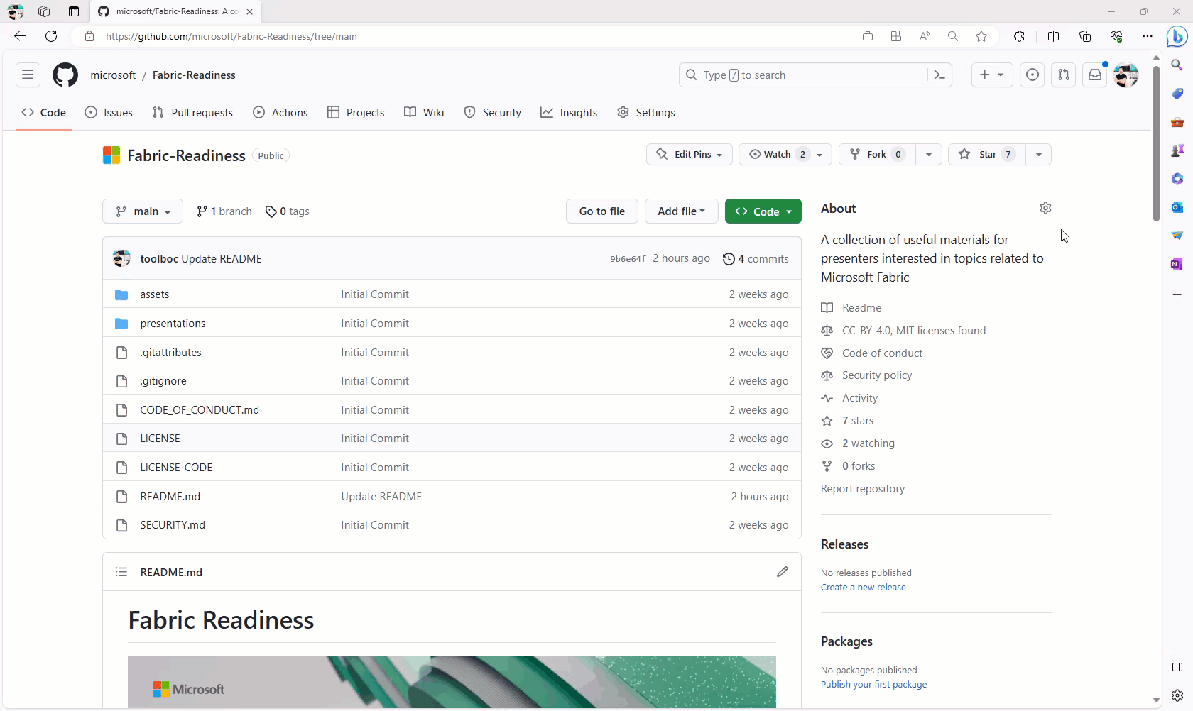 Announcing the Fabric Readiness Repo: Empowering Communities with ...