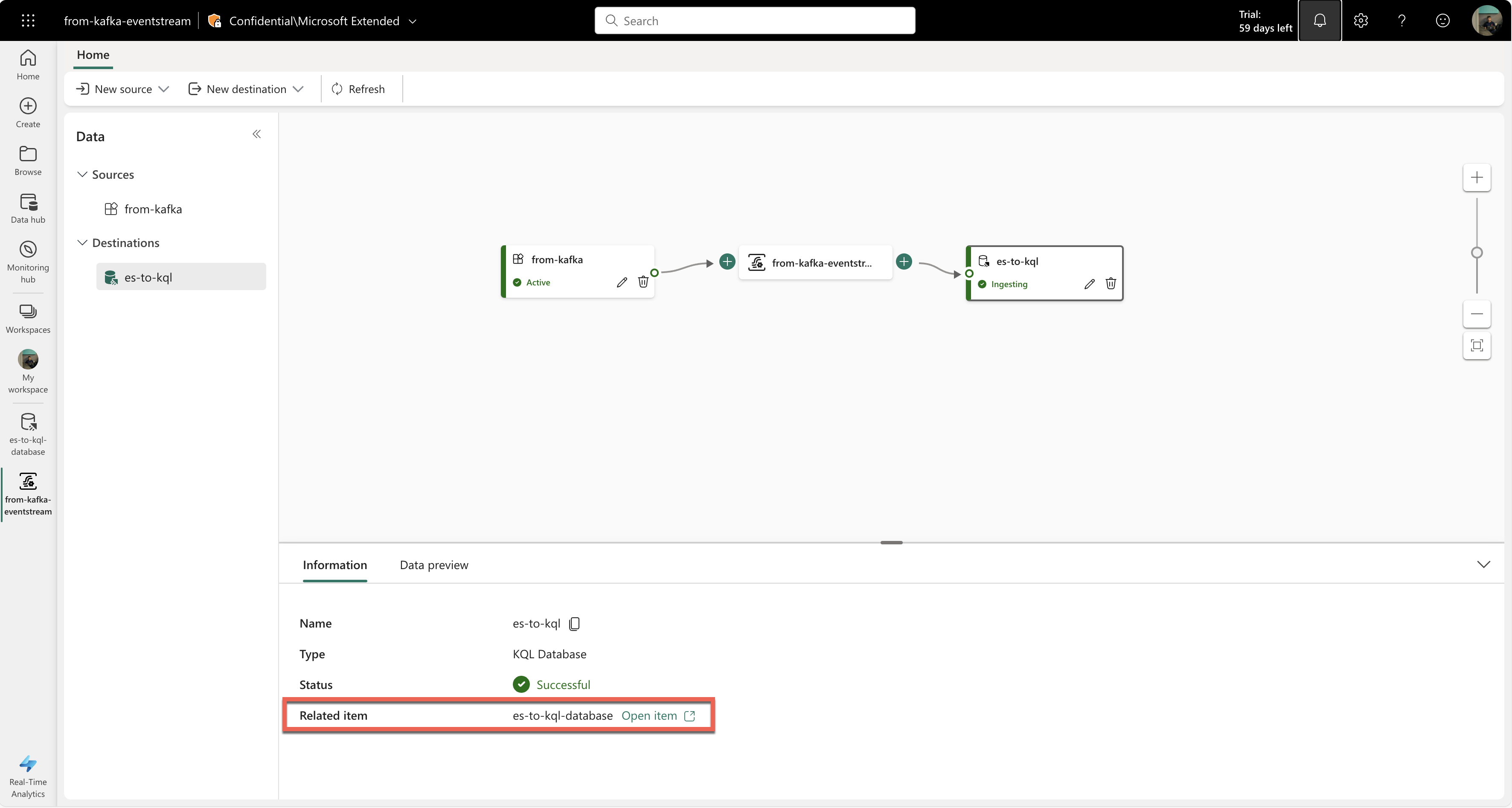 Sending data to Synapse Real-Time Analytics in Fabric from Apache Kafka Ecosystems using Java ...
