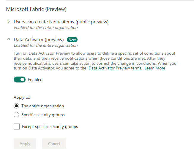Announcing the Data Activator public preview | Microsoft Fabric Blog ...